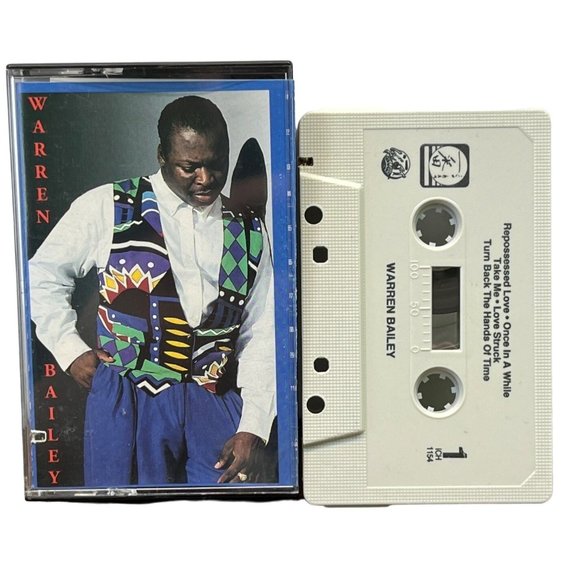 Media | Warren Bailey Cassette Tape Funk Rb Soul Self Titled 1992 ...